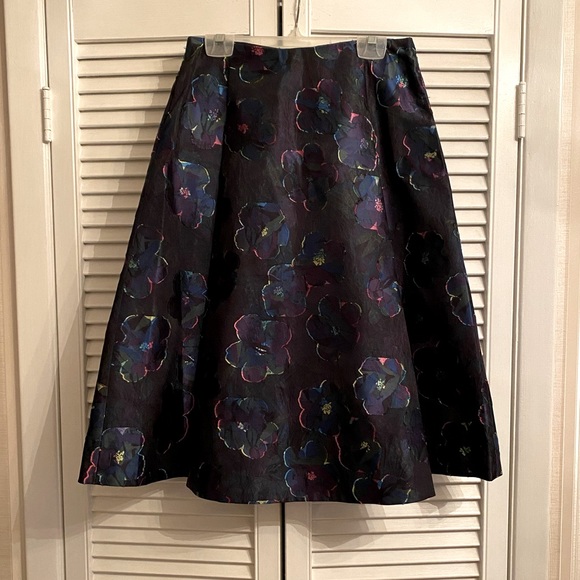 kate spade | Skirts | Kate Spade Clip Dot Floral Skirt Size 4 | Poshmark